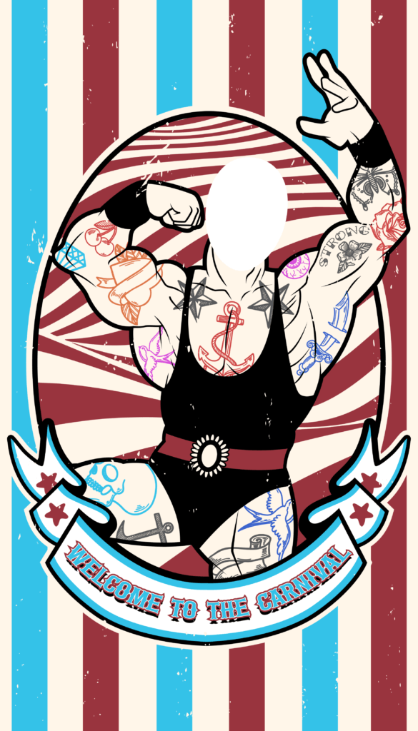 Strong Man Photo Prop - In The Event